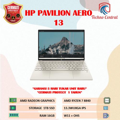 Promo LAPTOP HP PAVILION AERO 13 RYZEN 7 8840 16GB 1TB 13.3 INCH - LENGKAP - Kota Bandung ...