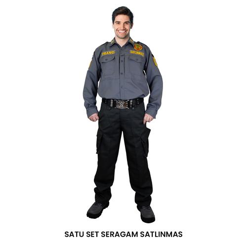 Jual Seragam Satlinmas Lengkap Dengan Logo Bordir Dan Polos Dengan ...