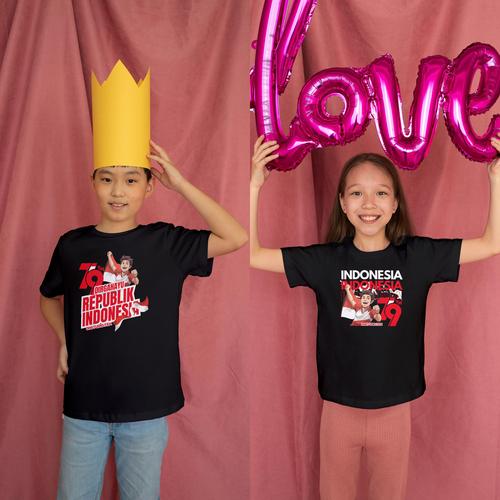 Jual kaos anak kemerdekaan 17 agustus/Baju agustus anak/Kaos anak ...