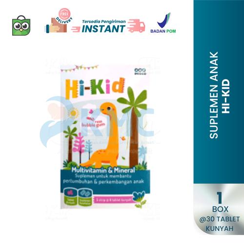 Jual Hi- kid Box isi 30 tablet & Strip 6 Tablet Kunyah | Multivitamin ...