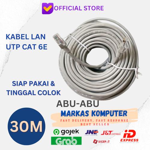 Promo Kabel LAN 30m CAT 6 Internet Jaringan Cat6 UTP 30 Meter - Jakarta ...