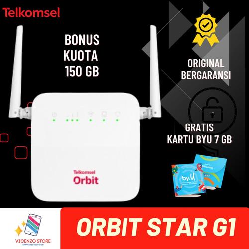 Jual Telkomsel Orbit Star G1 Modem Wifi 4G Free Kartu by.U 7 GB - Kota Depok - Vicenzo Cell ...
