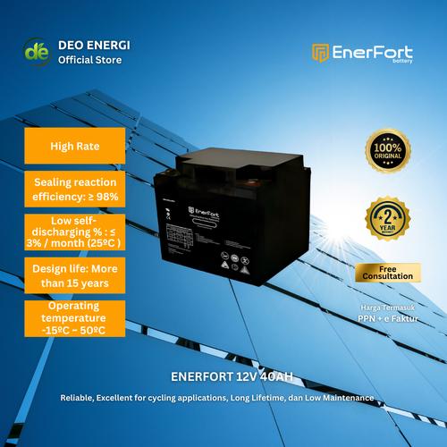 Jual Battery UPS Enerfort EF 12V 65Ah Baterai UPS Aki Kering Batere 255 Watt - Kota Bandung ...