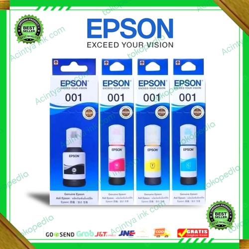 Jual Tinta Epson 001 1SET Original Black Color For L6290 L6190 L4150 L6170 - Jakarta Selatan ...