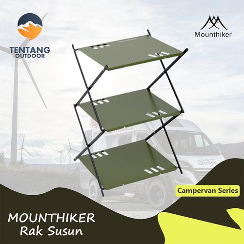 Promo Rak Susun Lipat Aluminium MOUNTHIKER Portable Multifungsi Camping ...