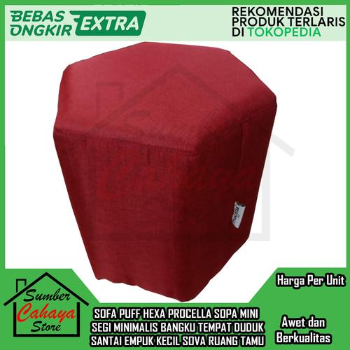 Jual SOFA PUFF HEXA PROCELLA SOPA MINI SEGI MINIMALIS PUF SOVA KECIL ...