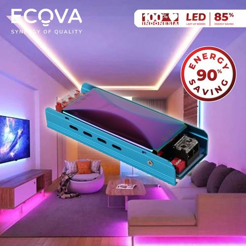 Jual ECOVA LED Power Supply Trafo Untuk LED Strip 200W 200-240V ...