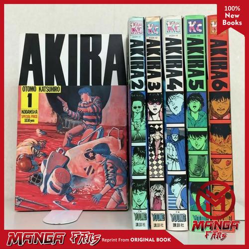 Jual Akira Vol.1-6 Manga Complete Set Comics English Edition by Otomo ...