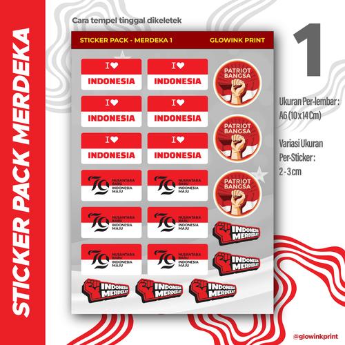 Jual Sticker HUT RI, Sticker Dirgahayu, Sticker Pipi, Sticker Agustusan ...