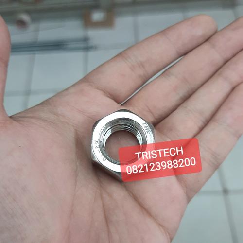 Jual mur stainless 304 m19 unc inch inci 3/4 kunci 28 mur sus304 sus ...