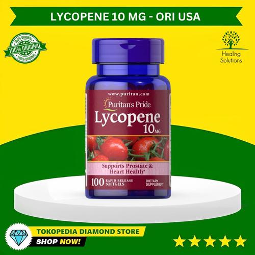 Promo Puritan Lycopene 10mg Isi 100 Original USA - Kesehatan Prostat ...