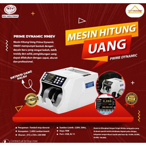 Jual Mesin Hitung Uang Prime Dynamic 996 V2 Money Counter - Kota Bekasi - rdvindoprint | Tokopedia