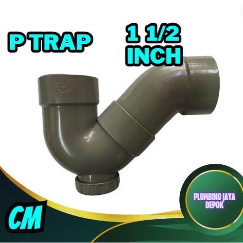 Jual P trap PVC 1 1/2" inch CM taiwan PTRAP / V TRAP / LEHER ANGSA PVC ...