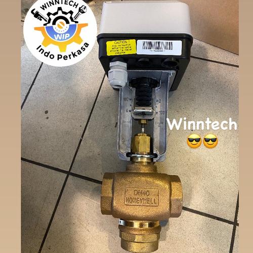 Jual 3 Way Motorized Control Valve bronze Honeywell Modulating Drat ...