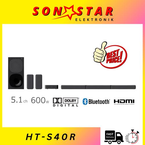 Jual SONY HT-S40R Soundbar 5.1ch home cinema wireless Rear Speaker ...