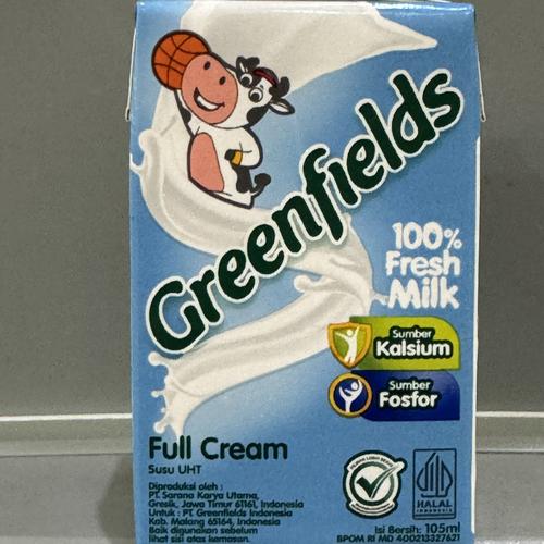 Jual Greenfields UHT Full Cream / coklat / strawberry 105 ml x 40 pcs ...