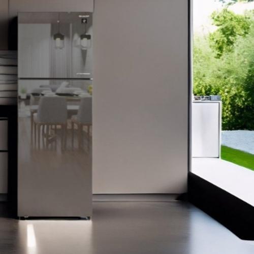 Promo SHARP SJ-426GI-MS KULKAS 2 PINTU Tempered Glass Mirror Cicil 0% ...