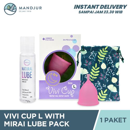 Jual Vivi Cup L With Mirai Lube Pack - Jakarta Pusat - Apotek Mandjur | Tokopedia