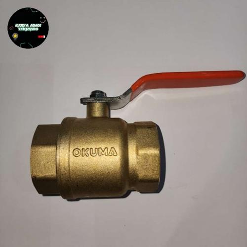 Jual Ball Valve Brass Kuningan Drat 3" Inch / Ball Valve Kuningan ...