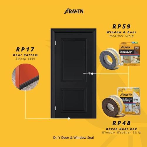 Jual Paling Baik Raven Rp59 Coklat 6 Meter Door Seal Penutup Celah ...