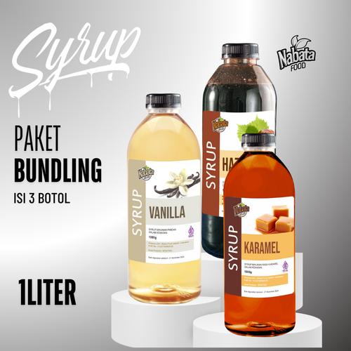 Promo Paket Bundling Spesial Sirup 1 liter | Syrup Nabata 1000ml 3 Varian Rasa - Jakarta Timur ...