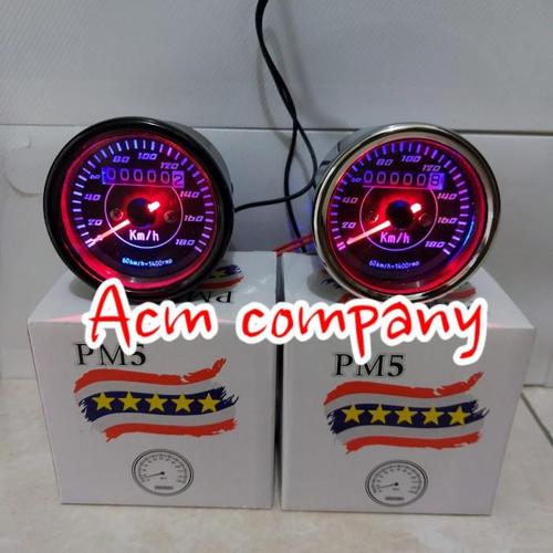 Jual KM LED / KILOMETER LED / SPEEDOMETER LED BULAT 12VOLT UNIVERSAL ...