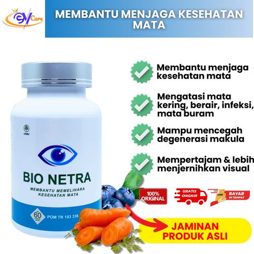Jual Bio Netra Original Obat Mata Minus Rabun dan Silinder 60 Kapsul ...