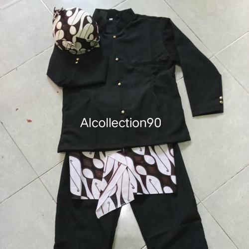 Jual Baju adat Basofi Hitam anak atau cak Surabaya tanpa Rantai - Uk.2 ...