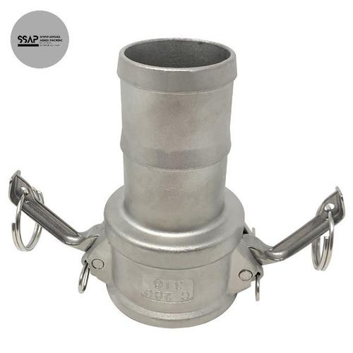 Jual Camlock Stainless 6" inch Type C / Camlock Fitting SS316 Tipe C ...