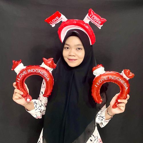 Jual Perlengkapan Pesta Bando Balon Bendera Merah Putih Persiapan ...