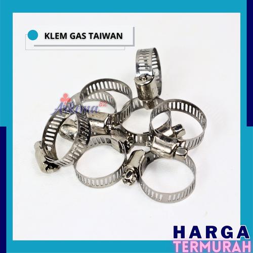 Jual [ PALING MURAH] KLEM PENGAMAN SELANG KOMPOR GAS MADE IN TAIWAN ...