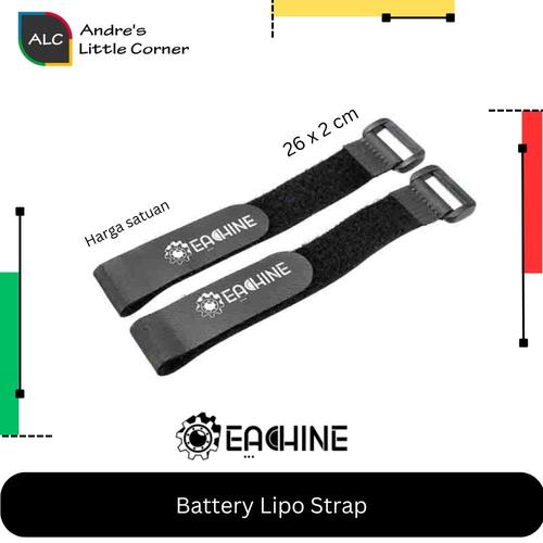Jual Eachine Lipo Battery Strap for RC FPV Racing Drone Buckle Black ...