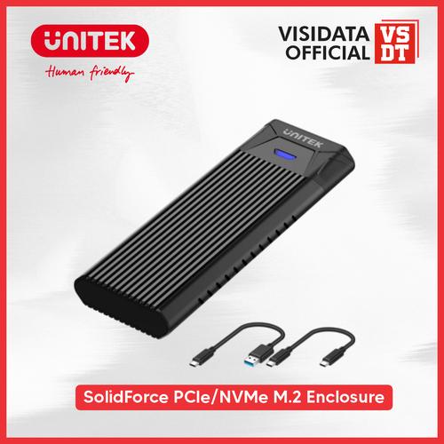 Jual Unitek SolidForce PCIe/NVMe M.2 SSD M&B Key Enclosure Lite SSD ...