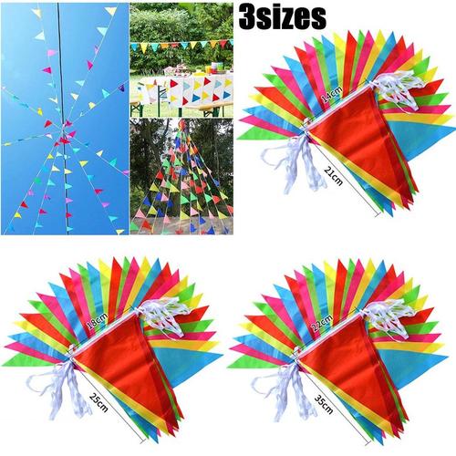 Jual 150Pcs Bendera Segitiga 80 Meter Bendera Karnaval Kemerdekaan Kain ...