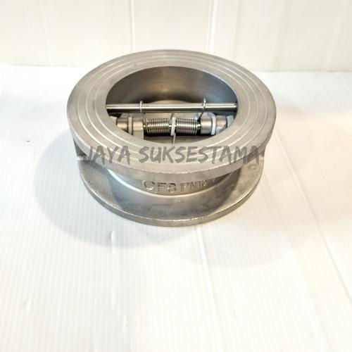 Jual Wafer Check Valve Full Stainless SS 304 Double Door 3" DN80 SS304 ...