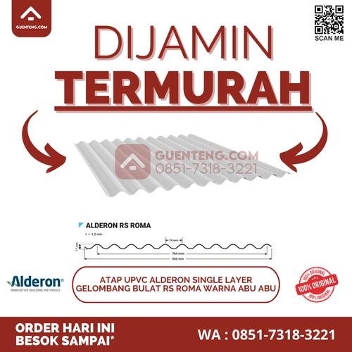Jual Genteng Atap Upvc Alderon Single Layer Gelombang Bulat Rs Roma ...