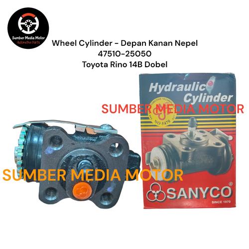 Jual Sanyco Wheel Cylinder Depan Kanan Nepel 47510-25050 Toyota Rino ...