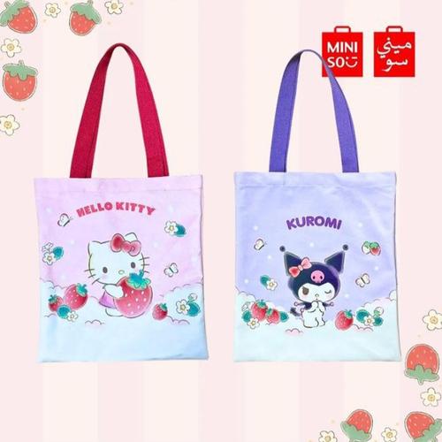 Jual Tote Bag Cantik Sanrio - Miniso Sanrio Characters Shopping Bag ...