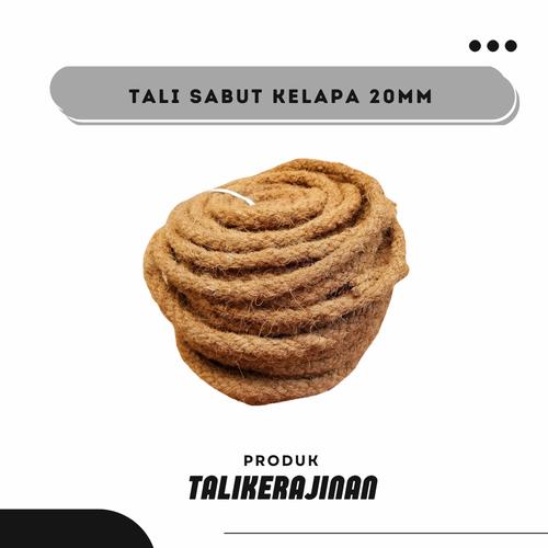 Jual Tali Sabut 20MM 20METER Tambang Kelapa Besar Anyaman Sabut ...