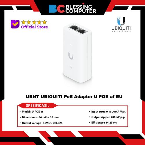 Jual UBNT UBIQUITI PoE Adapter U POE af EU - Kota Denpasar - Blessing ...
