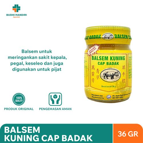 Jual Balsem Kuning Cap Badak | Balsem cap Badak 36gr - Jakarta Timur ...