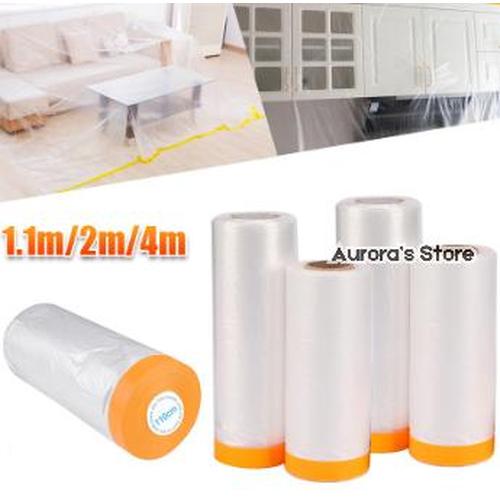 Jual [NEW] Plastik Masking Bening Penutup Ranjang Sofa Serbaguna Bahan ...