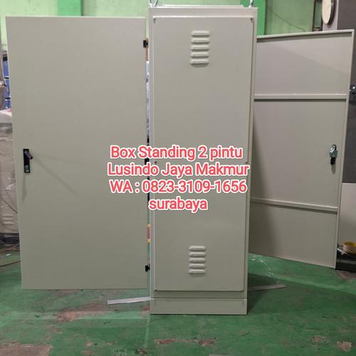 Jual BOX PANEL STANDING 180x80x60 / 2 PINTU DEPAN BELAKANG PLAT 2MM 180 ...
