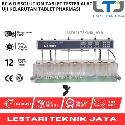 Jual RC-6 Dissolution Tablet tester alat uji kelarutan tablet pharmasi ...
