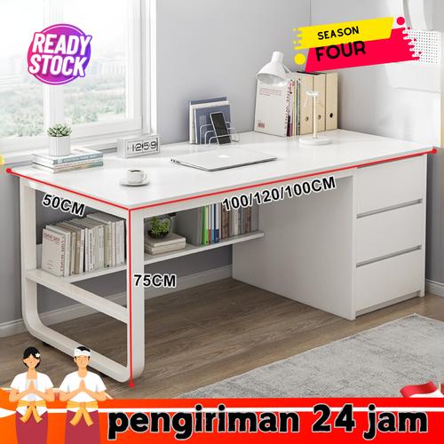 Jual Meja Desain Ergonomis Serbaguna Meja Belajar Meja Kerja Minimalis ...