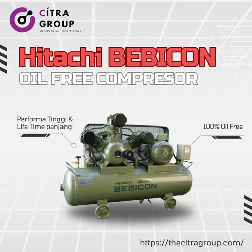 Jual HITACHI OILFREE BEBICON AIR COMPRESSOR 1.5OP-9.5GS5A (220V/2HP/1PH ...