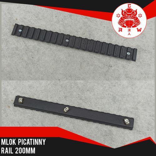 Jual Mlok Picatinny Rail 200mm Dcobra D'cobra M416 M4 AR15 Spring ...