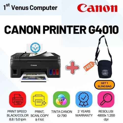 Jual Printer Canon Pixma G4010 G 4010 Print Scan Copy Wifi ADF Fax ...