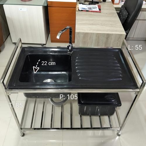 Jual Tempat cuci piring portable / Kitchen sink / ukuran Jumbo - Putih ...