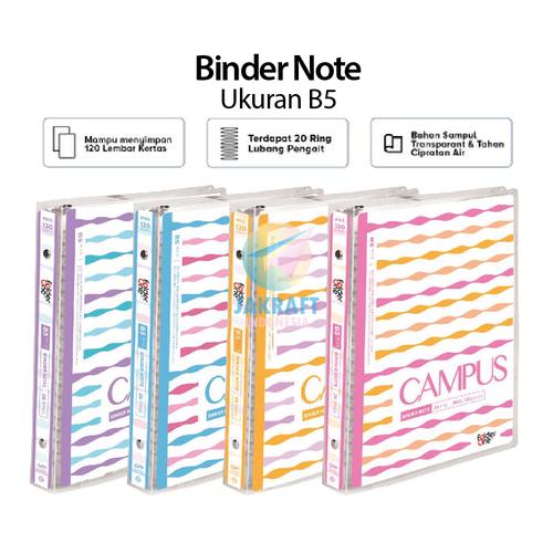 Promo Binder Note B5 FOLDER ONE 26 Ring Besi Bonus Divider Plastik 5 ...